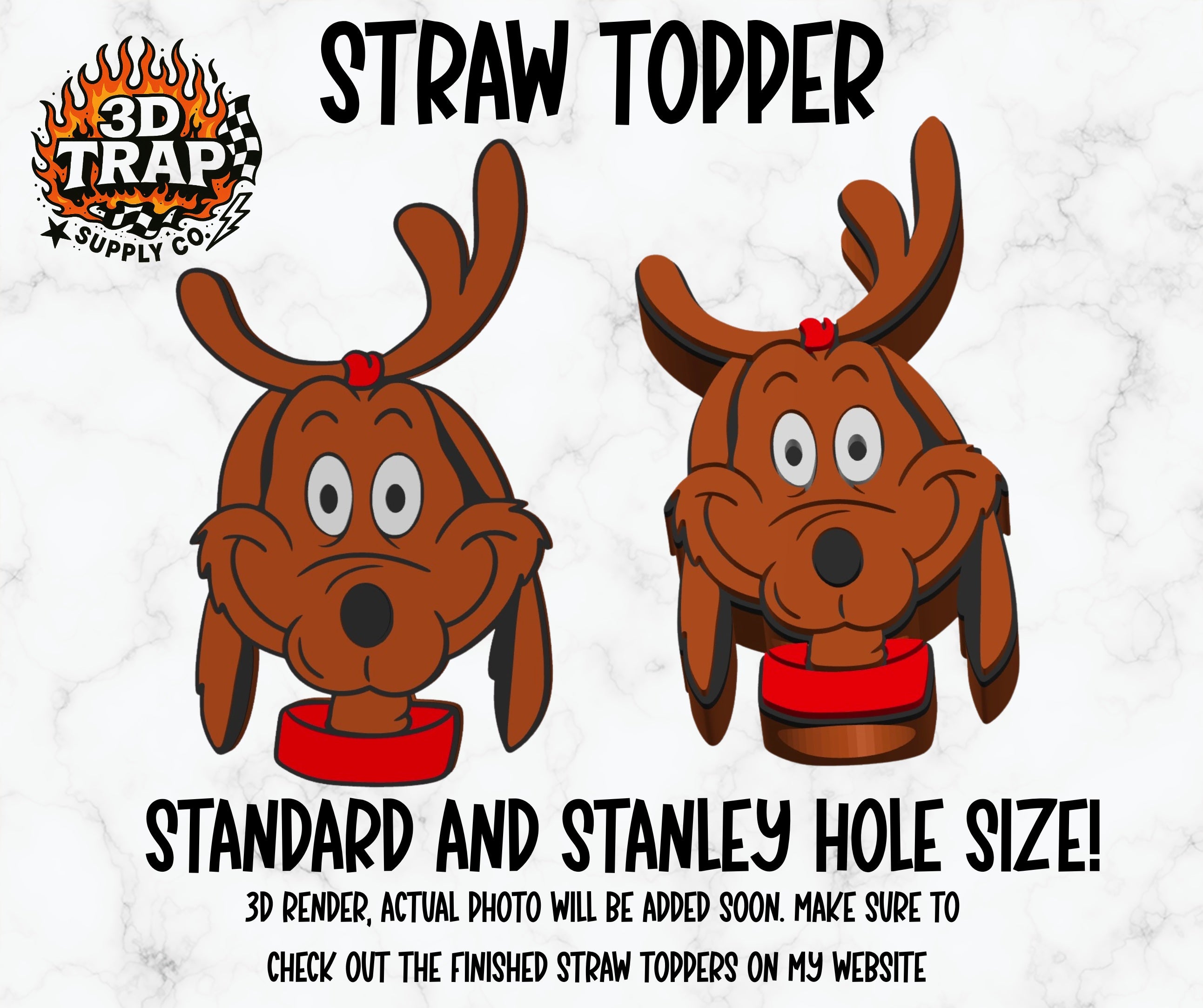 Dog Straw Topper – 3D Trap Supply Co.